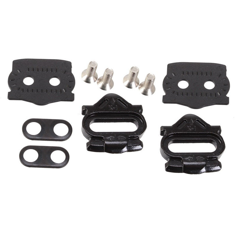 HT Pedal X1 Replacement Cleats 4 Degree Float & Cleat Set Hardware Bla ...